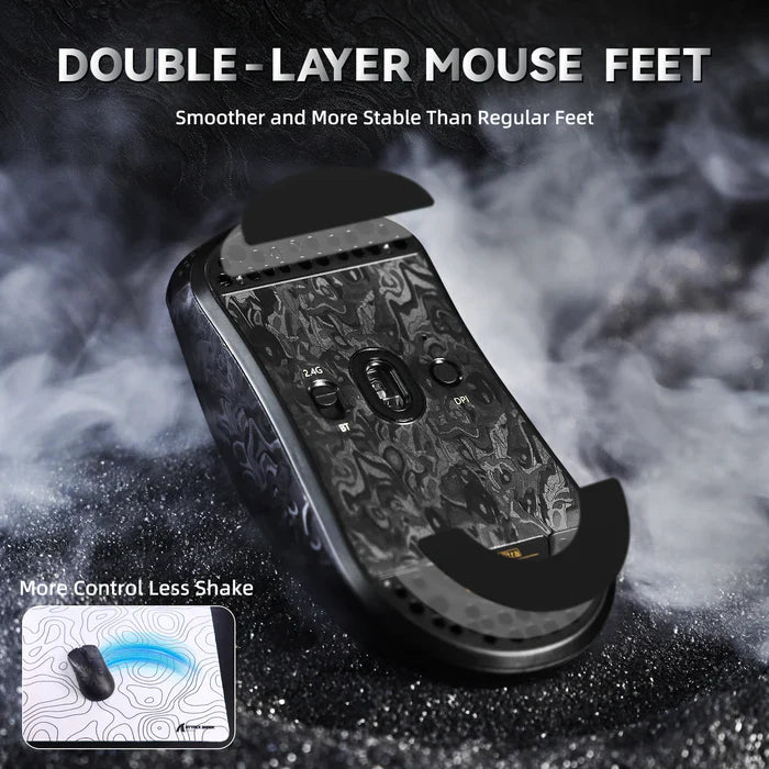 ATTACK SHARK R11 ULTRA Carbon Fiber Wireless 8K Gaming Mouse - Ink Bla